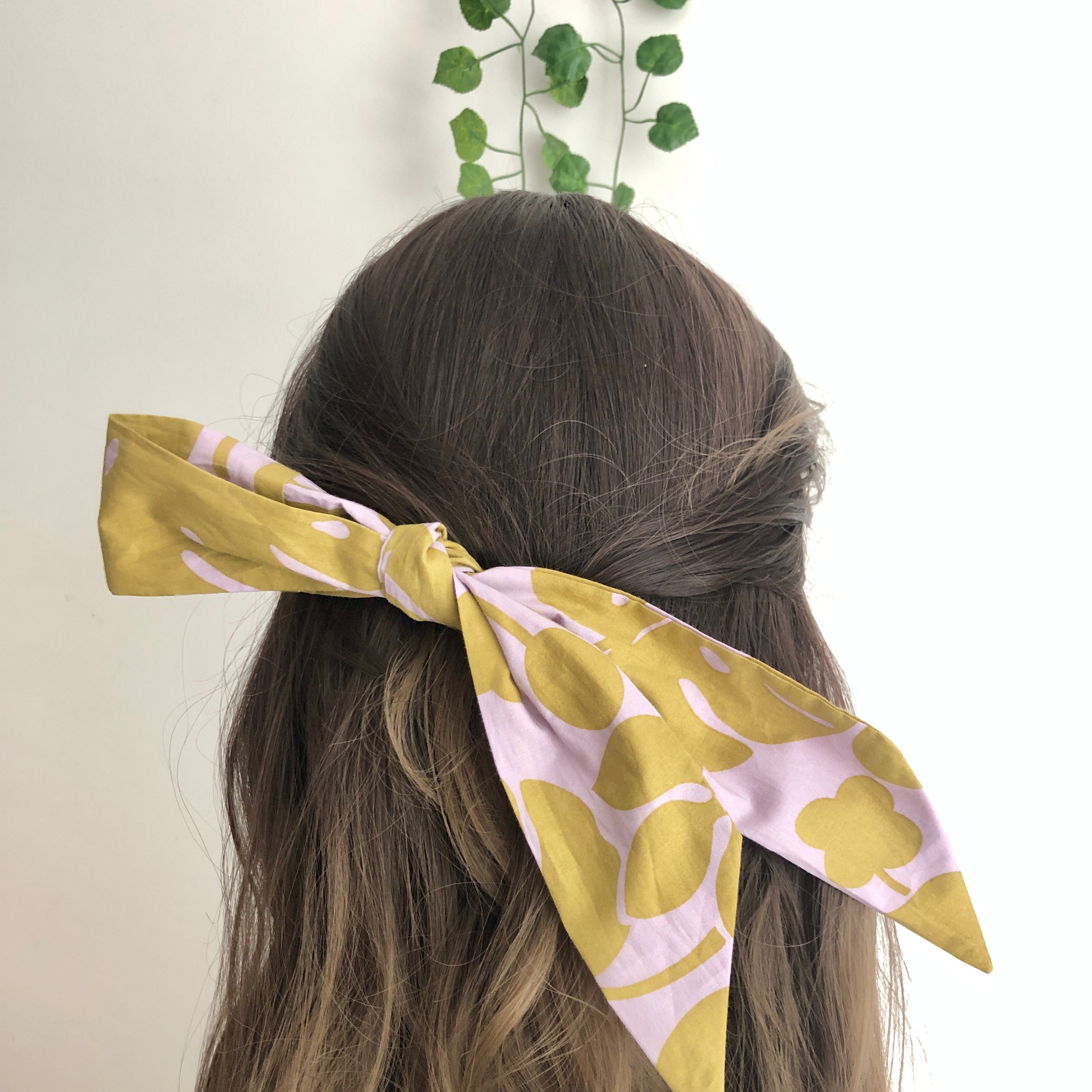 Leaf Bow Barrette, Large Bow Hair Clip – Mustard Monday