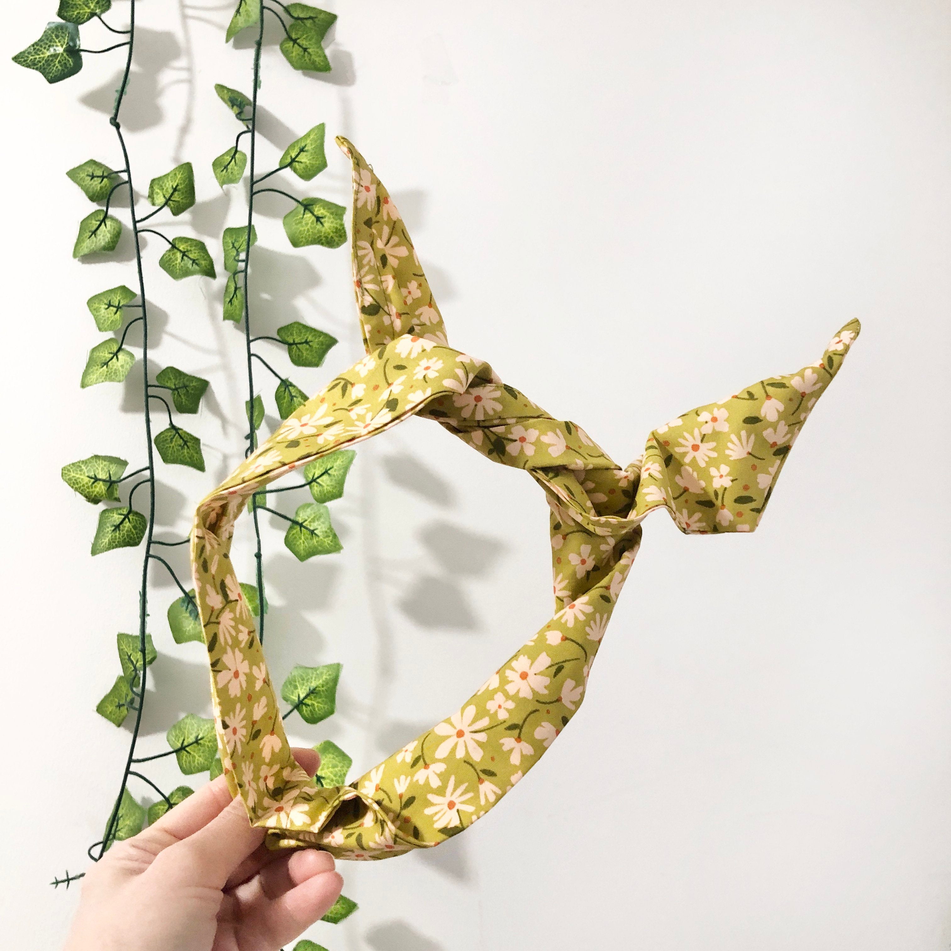 Spring Floral Extra Wide Wire Headband – Mustard Monday