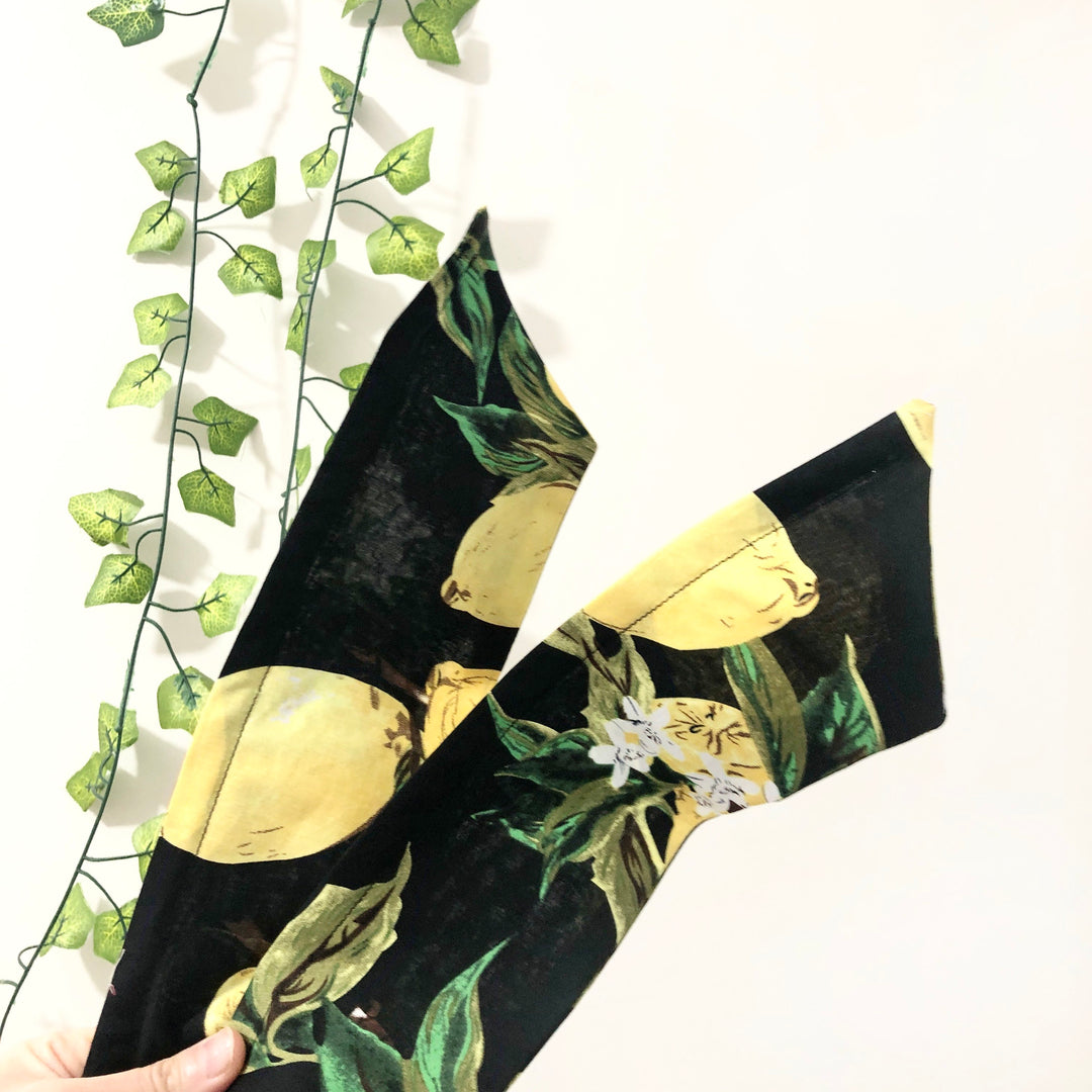 Extra Wide Wire Headband- Lemon – Mustard Monday