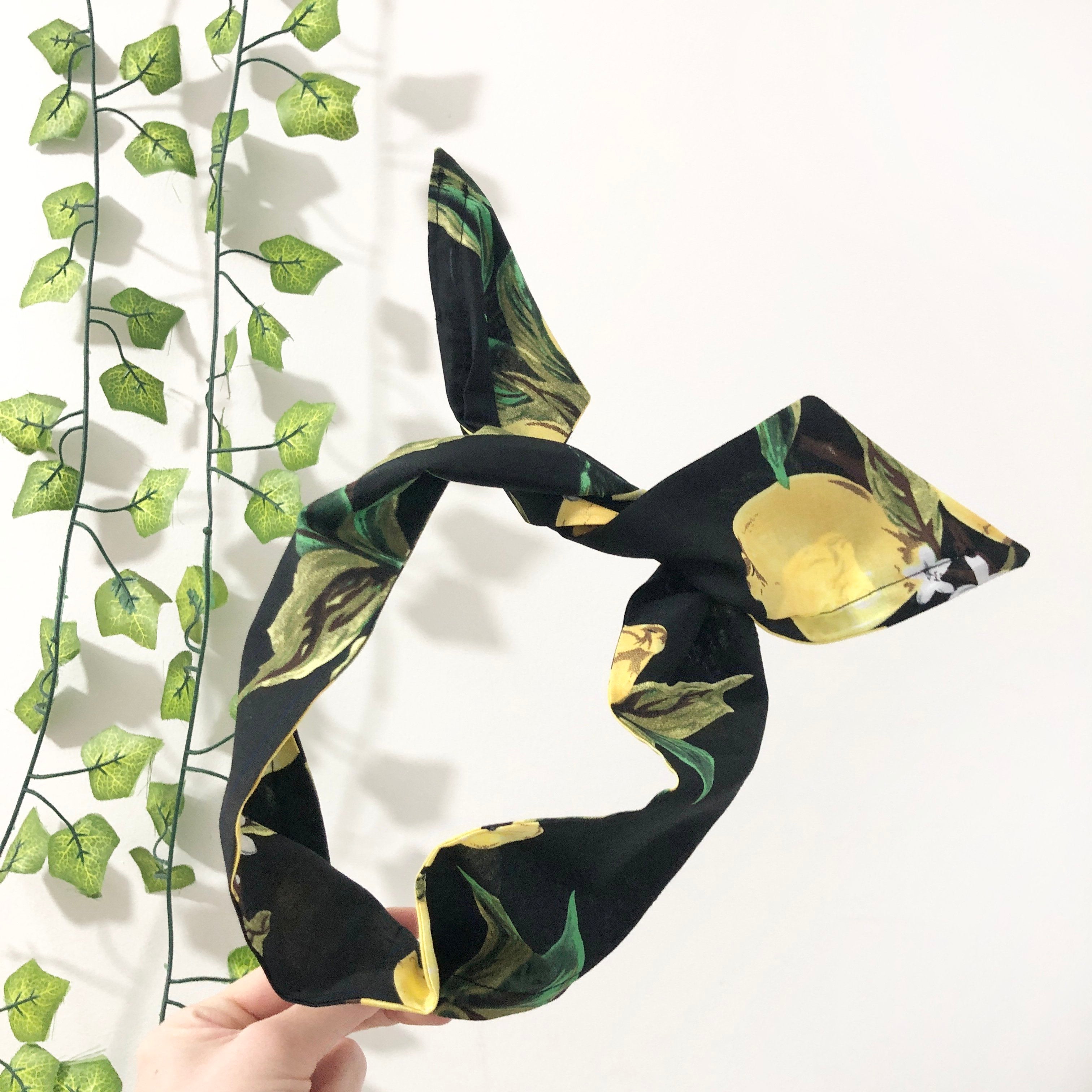 Extra Wide Wire Headband- Lemon – Mustard Monday